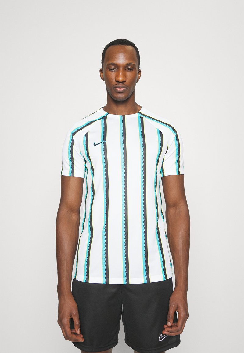 Nike Performance ACADEMY - Football shirt - white/baltic blue/black ...