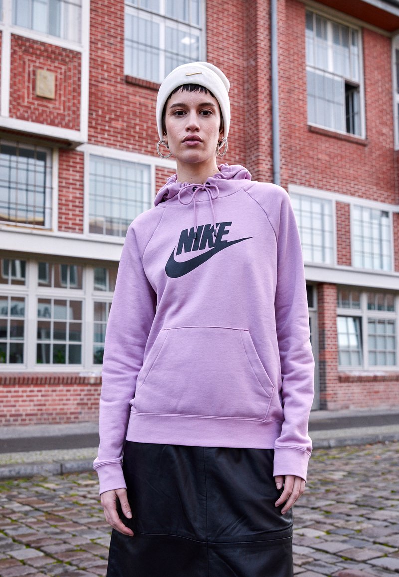 Nike Sportswear HOODIE - Hoodie - orchid/black/pink - Zalando.co.uk