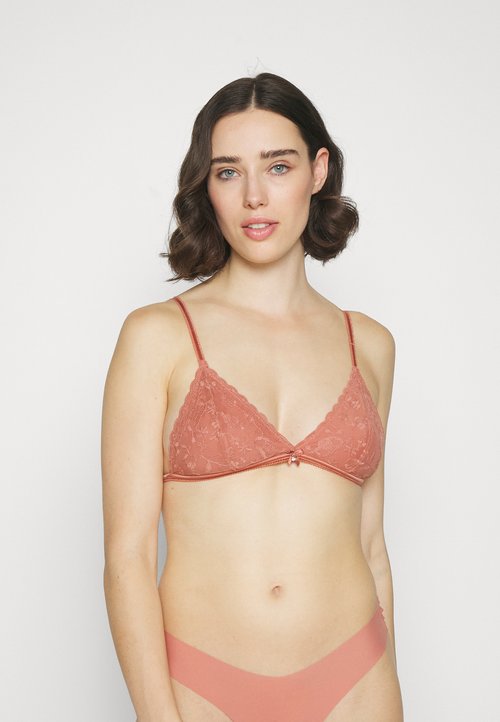 Weekday Gigi Lace Bralette 2 Pack Triangel Bh Red Light Blue