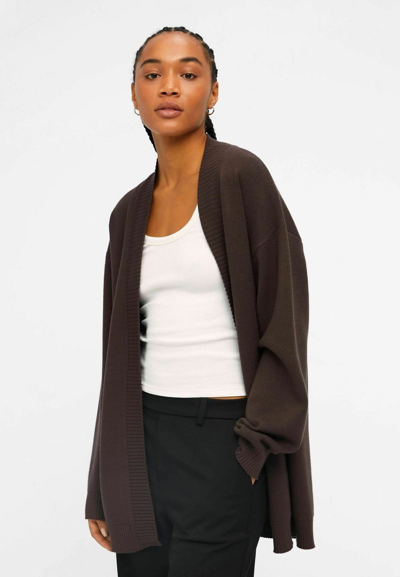 Object OBJREYNARD CARDIGAN - Cardigan - java/brun - Zalando.dk
