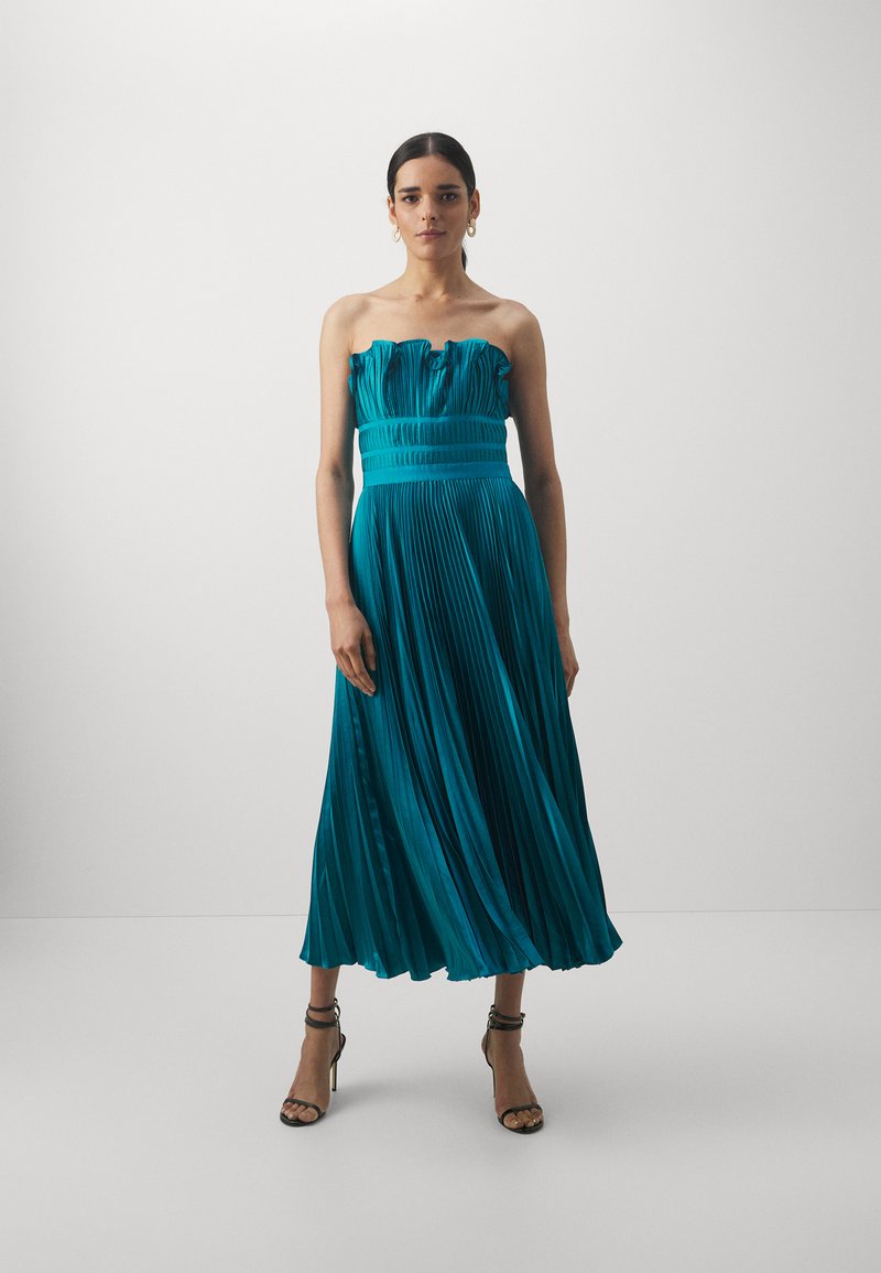 AMUR GIADA PLEATED DRESS - Cocktailkleid/festliches Kleid - lagoon blue/blau - Zalando.de