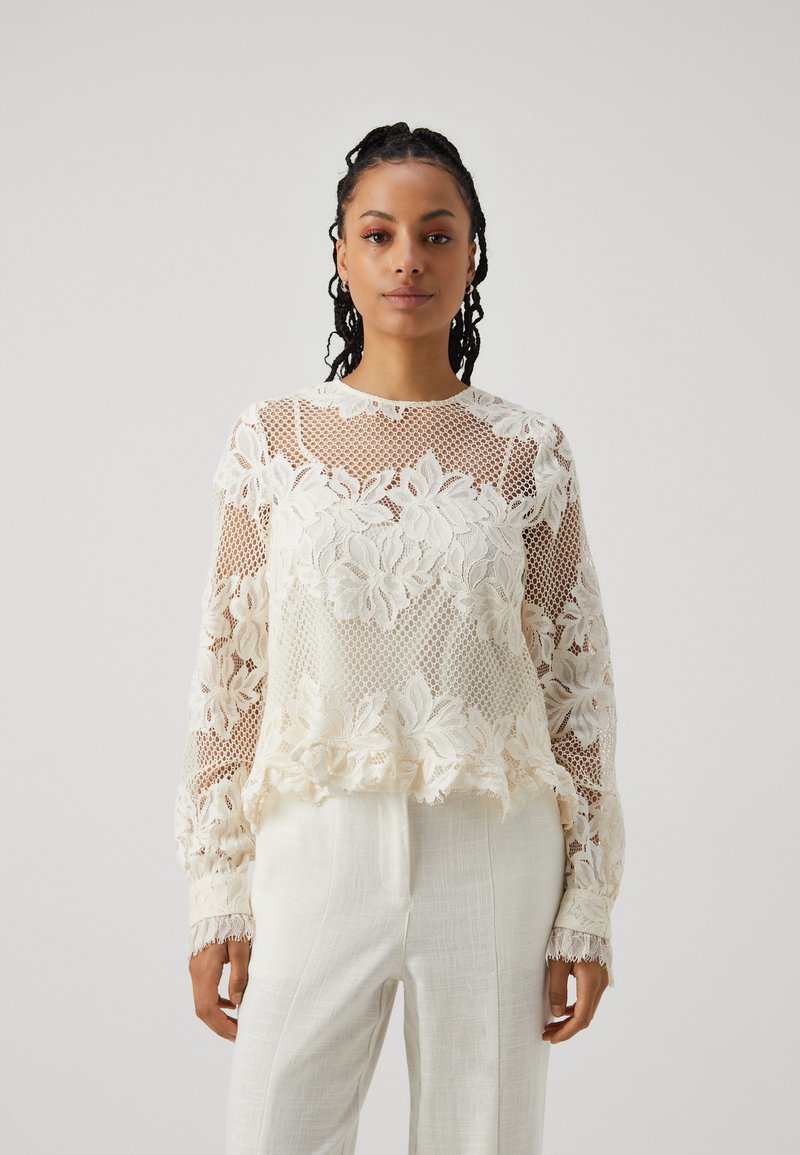 YAS YASLACELY SHOW - Blouse - gardenia/white - Zalando.ie
