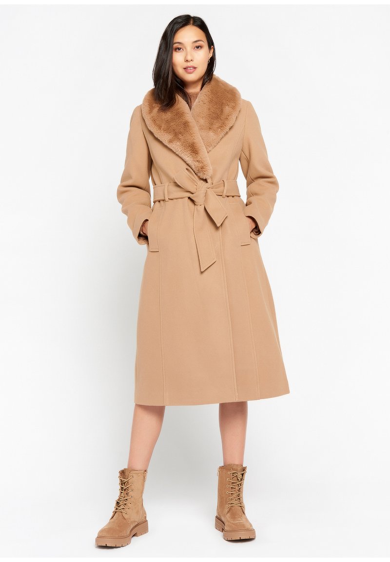 LolaLiza Klasikinis paltas - camel/kupranugario kailis - Zalando.lt