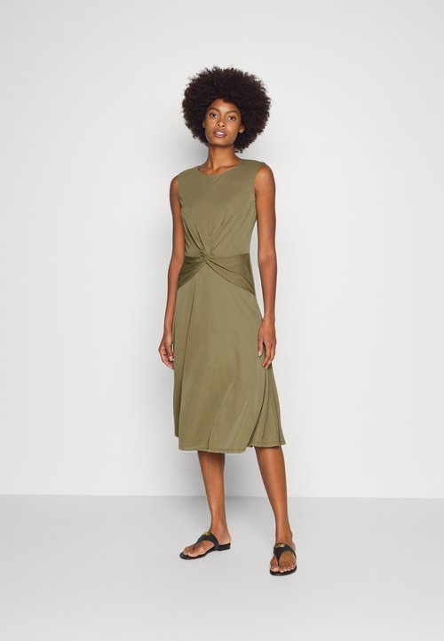 Lauren Ralph Lauren MUNZIE ELBOW SLEEVE DAY DRESS - Jerseyjurk - lighthouse navy/donkerblauw ...