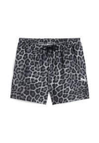 Puma LEO LUXE MIT ALLOVER-PRINT - Tréningruha alsók - black/fekete ...