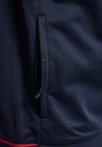 Hummel CORE 2.0 TRACK - Zip-up sweatshirt - marine true red/mottled ...