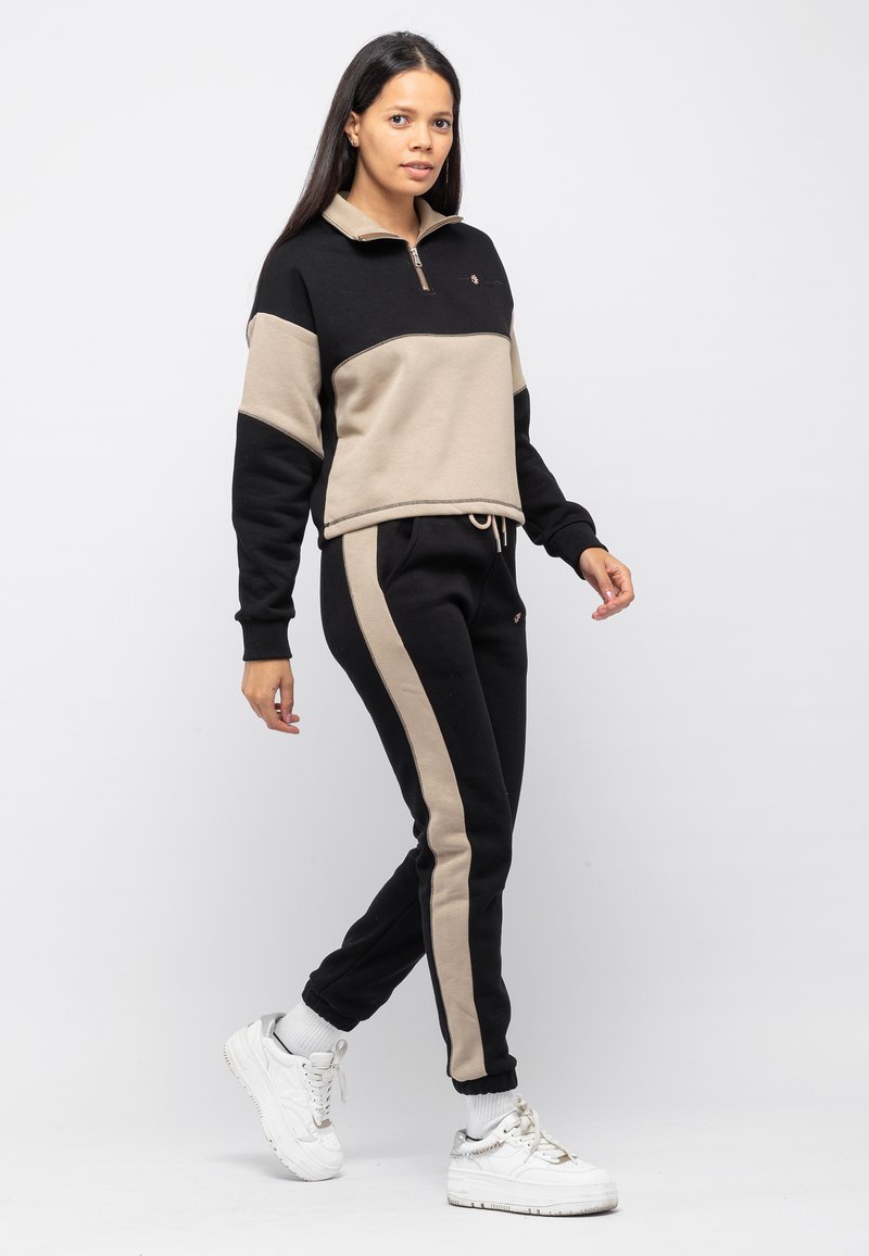 Tom Barron SET - Trainingspak - milky black/zwart - Zalando.be