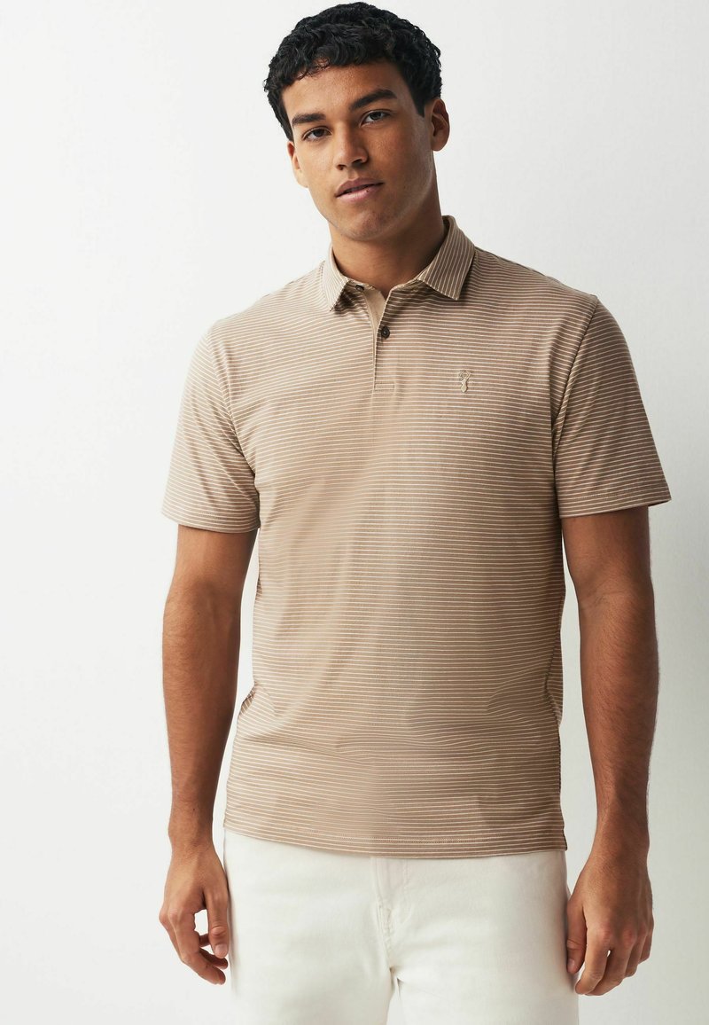 Next REGULAR FIT - Polo shirt - neutral brown/brown - Zalando.de