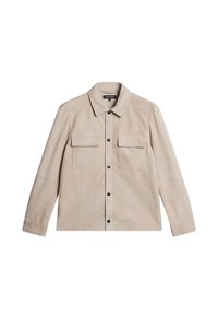 J.LINDEBERG Leather jacket - moonbeam/tan - Zalando.co.uk