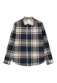 Les Deux JEREMY - Shirt - dark navy/light desert sand/dark blue ...