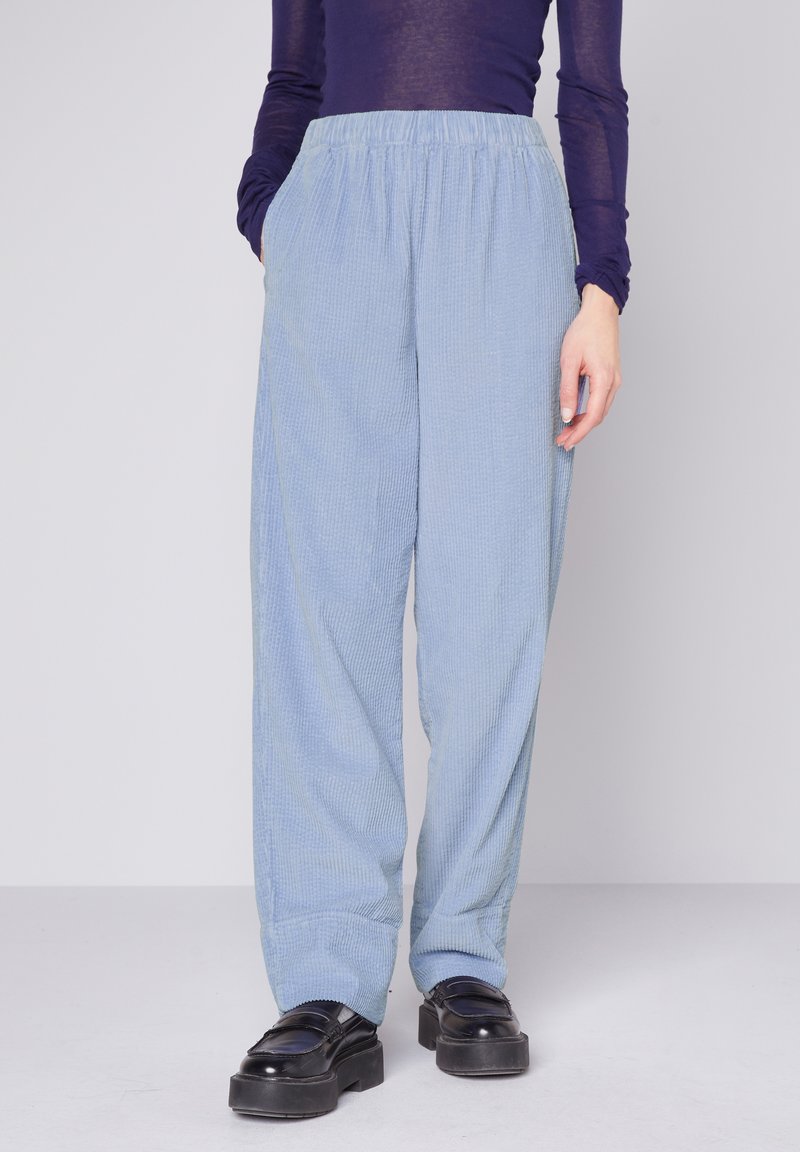 American Vintage PADOW - Trousers - glycine/light blue - Zalando.de