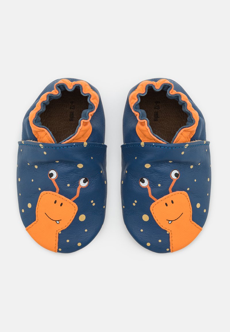 Robeez FUNNY UFO - Hausschuh - bleu/orange/dunkelblau - Zalando.de