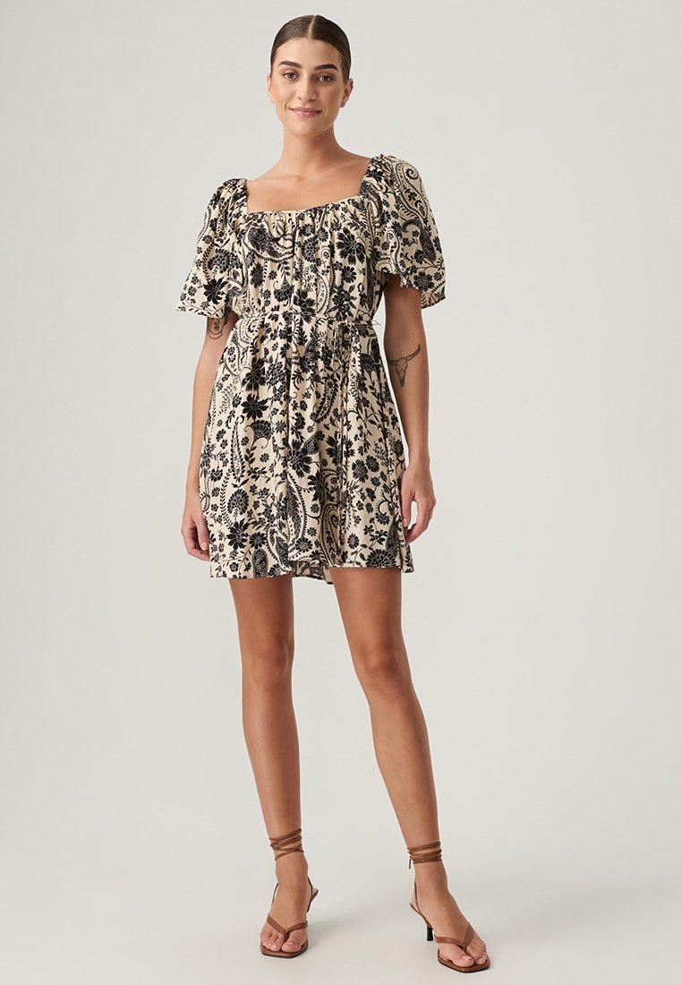 THE FATED CRUISE - Day dress - neutral paisley/black - Zalando.ie
