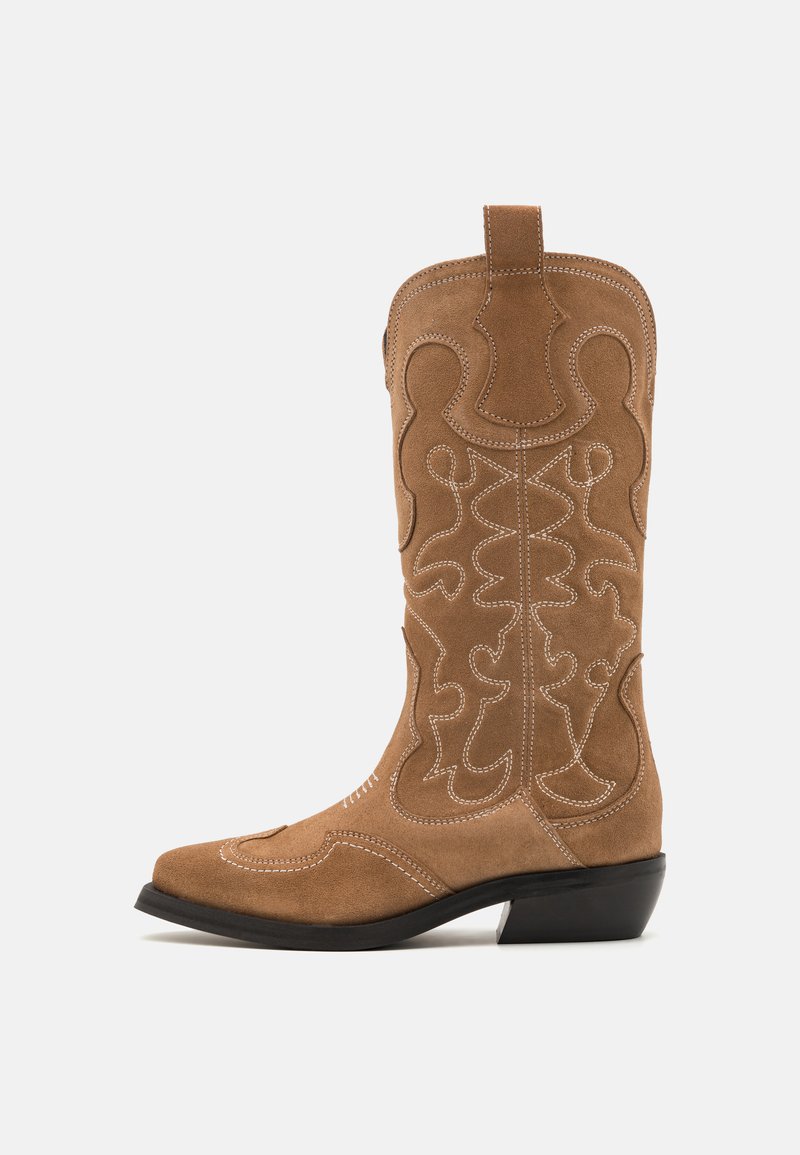 Pavement JULIANNE - Cizme cowboy/biker - taupe/gri taupe - Zalando.ro