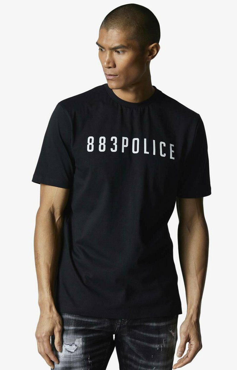 883 Police SANTOS - Print T-shirt - black - Zalando.de