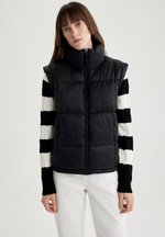 DeFacto REGULAR FIT - Weste - black/schwarz - Zalando.at