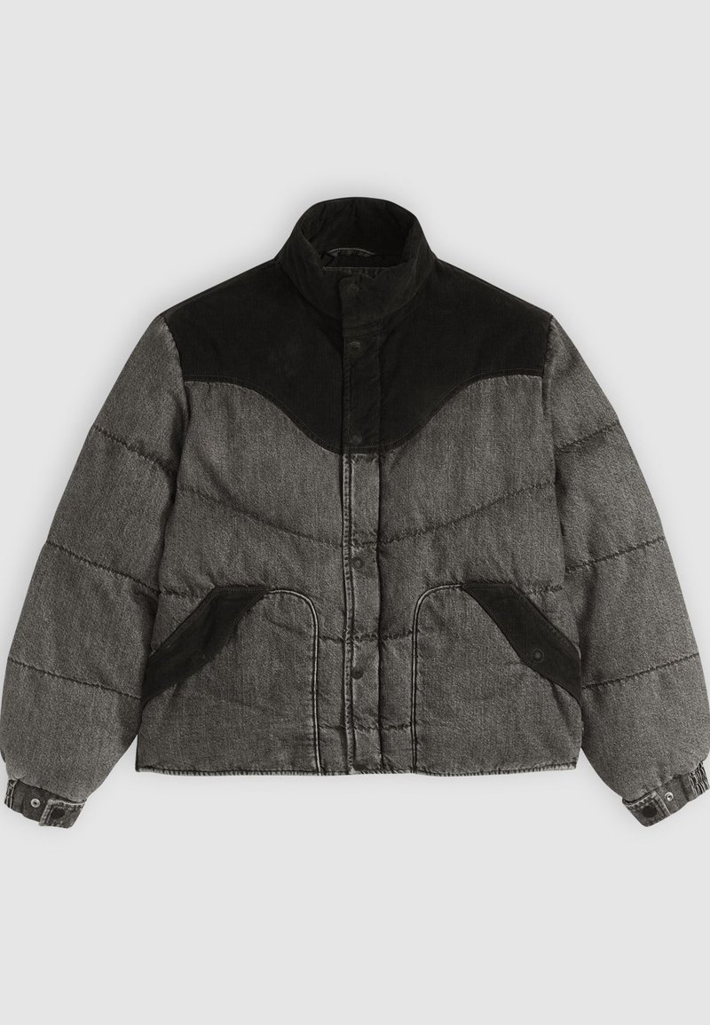 Levi's® WILD WEST PUFFER - Down jacket - hamilton heights/black denim ...