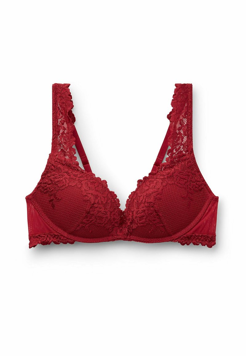 Intimissimi GIOIA PRETTY FLOWERS - Push-up BH - red/dunkelrot - Zalando