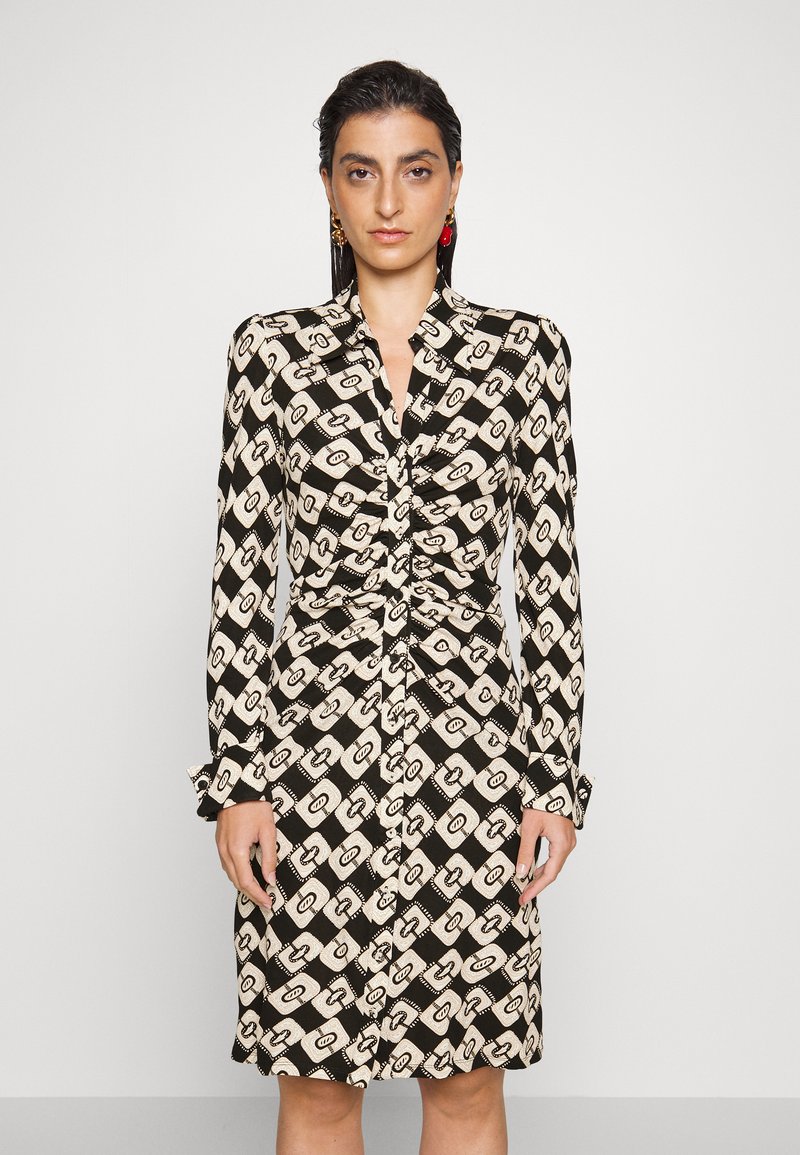 Diane von Furstenberg Freizeitkleid - chainlink black/schwarz - Zalando.at