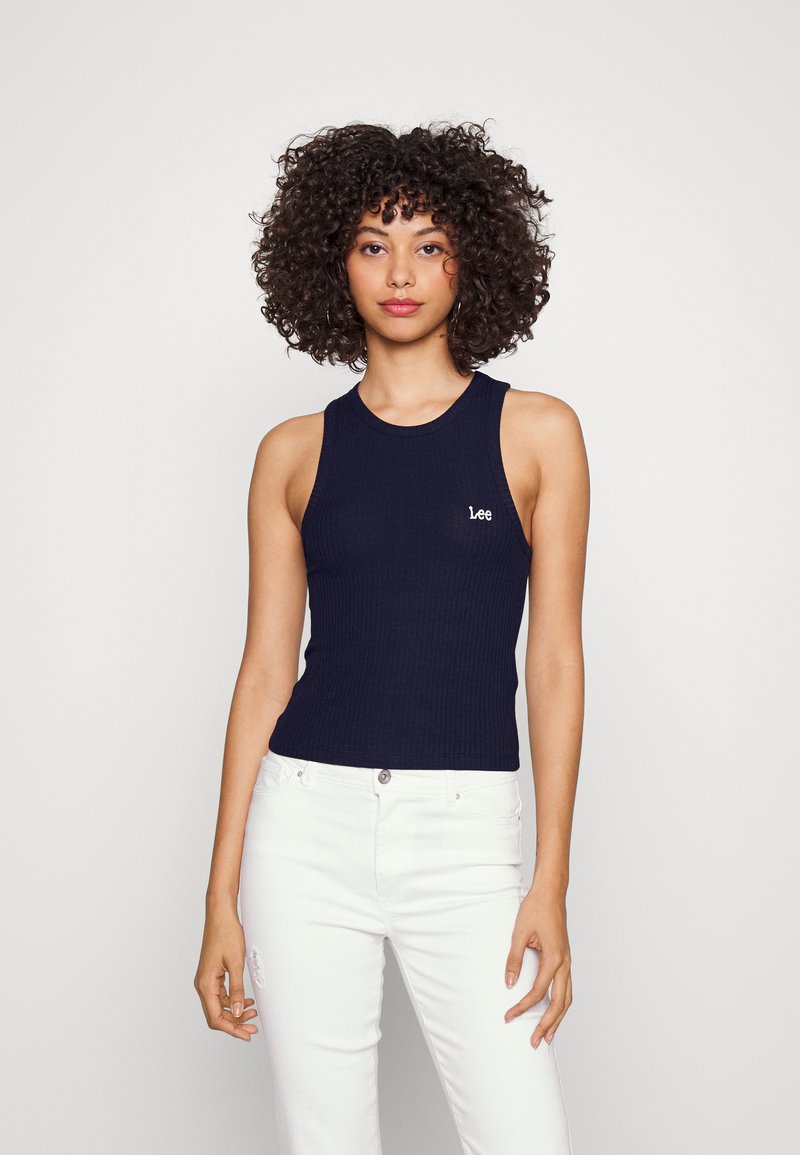 Lee RACER TANK - Top - rivet navy/dark blue - Zalando.ie