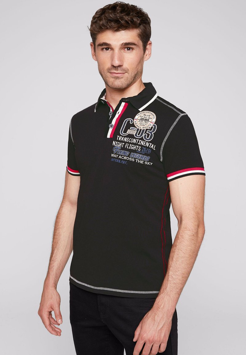 Camp David Print T-shirt - black - Zalando.de