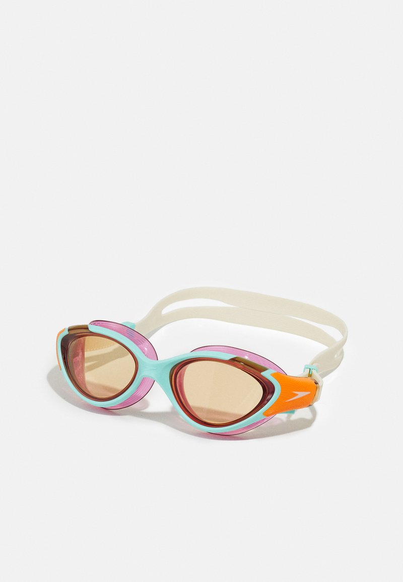 Speedo BIOFUSE 2.0 WOMENS - Goggles - marine blue/pumpkin spice/pale ...