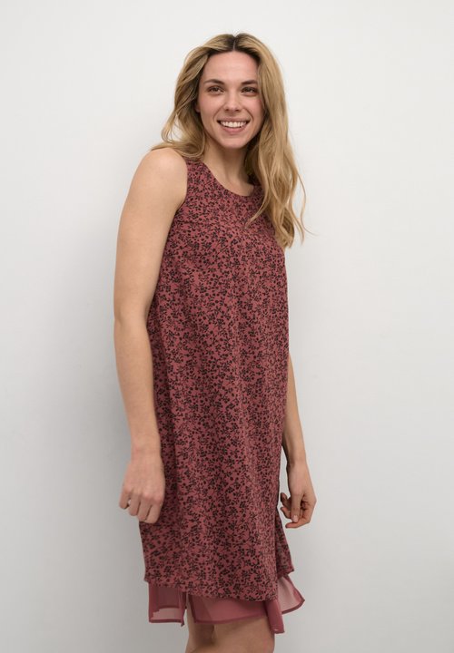 Kaffe ALINA LOKIA - Freizeitkleid - poison green flower/grün - Zalando.ch