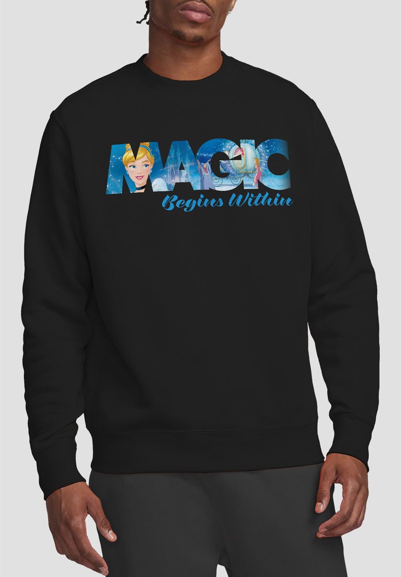 Disney CINDERELLA MAGIC BEGINS WITHIN - PRINT - Sweatshirt - black ...