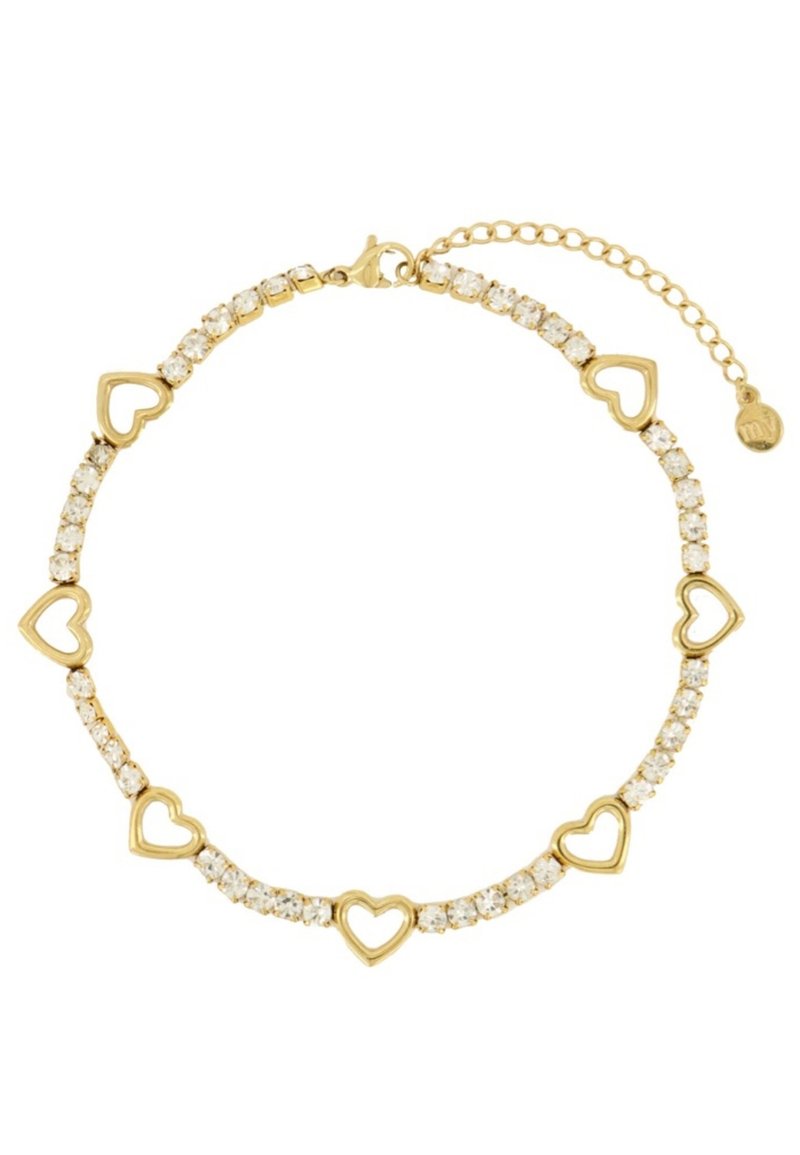 My Jewellery SUNCHASERS WITH HEARTS RHINESTONES - Enkelbandjes - gold ...