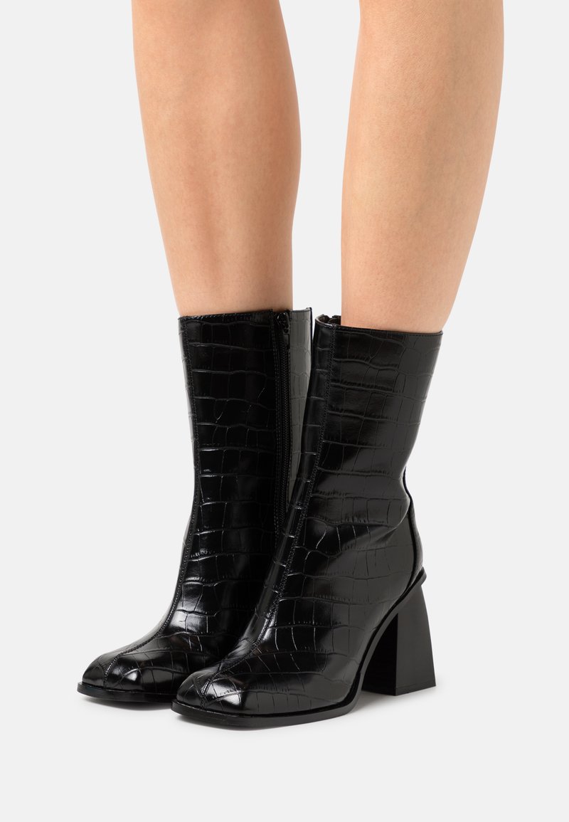 Rubi Shoes by Cotton On JACKSON SQUARE TOE BOOT - Stivaletti - black ...