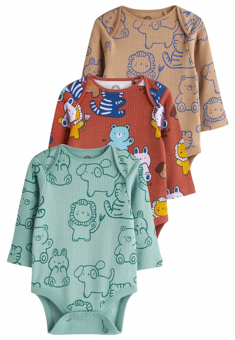 Next LONG SLEEVE 3 PACK - Body - red blue/blau - Zalando.de