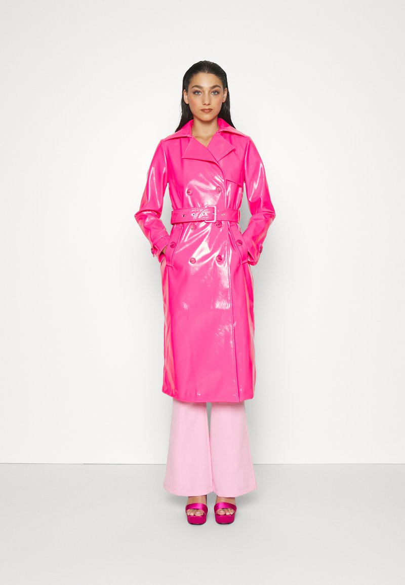 SOMETHINGNEW Trenchcoat - shocking pink/pink - Zalando.ch
