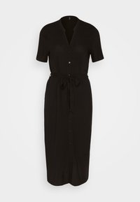 Vero Moda VMVICA - Marškininė suknelė - black solid/juoda - Zalando.lt