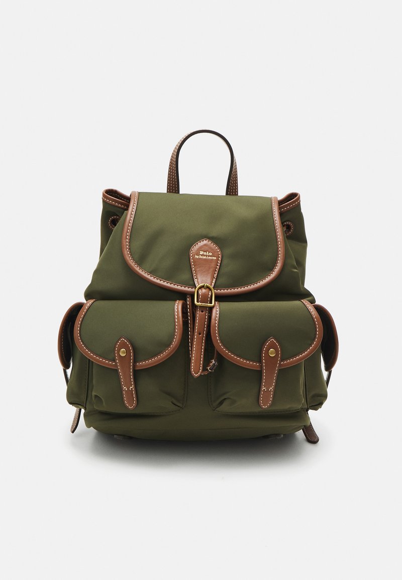 Polo Ralph Lauren BACKPACK MEDIUM - Rucksack - company olive/olive ...