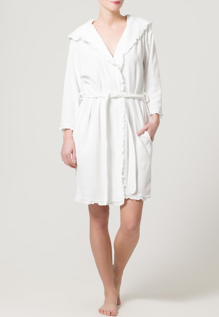 CALANDO Dressing gown - white - Zalando.co.uk