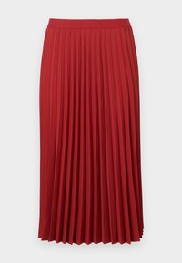 Tommy Hilfiger FLUID PLEATED PULL ON MIDI SKIRT - Jupe plissée - dark ...