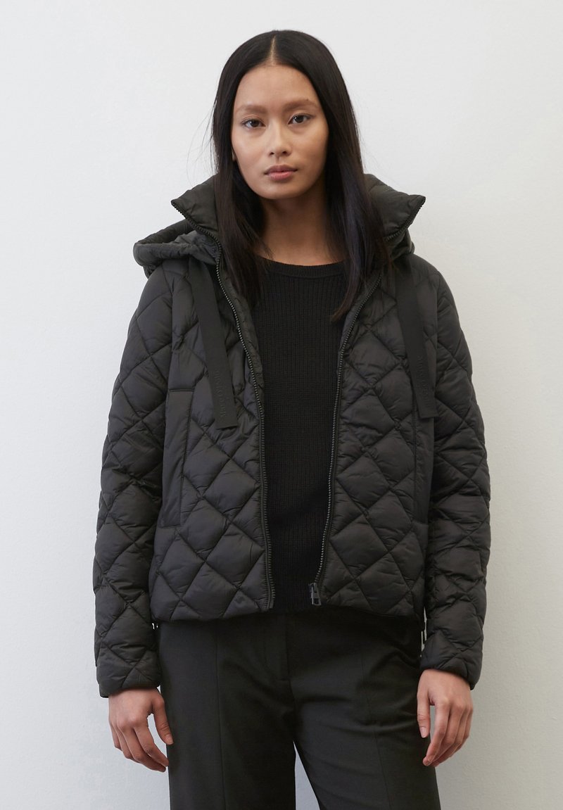 Marc O'Polo PUFFER-STEPP-AUS RECYCELTER -PERF - Winterjacke - black ...