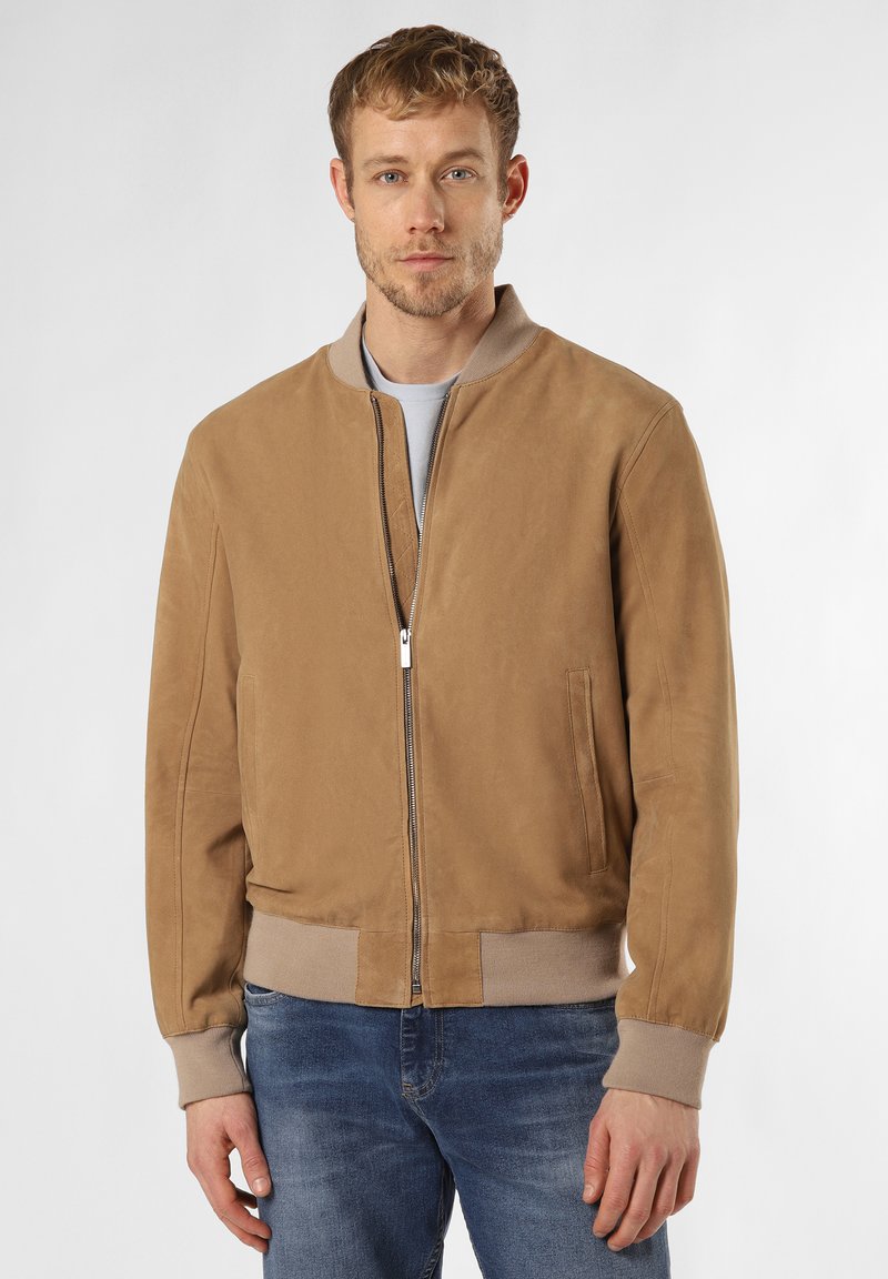 Strellson MELTVIN - Bomber Jacket - camel/beige - Zalando