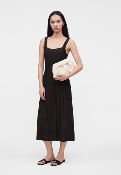STAUD ELLISON DRESS - Nappali ruha - earth/sötétbarna - Zalando.hu