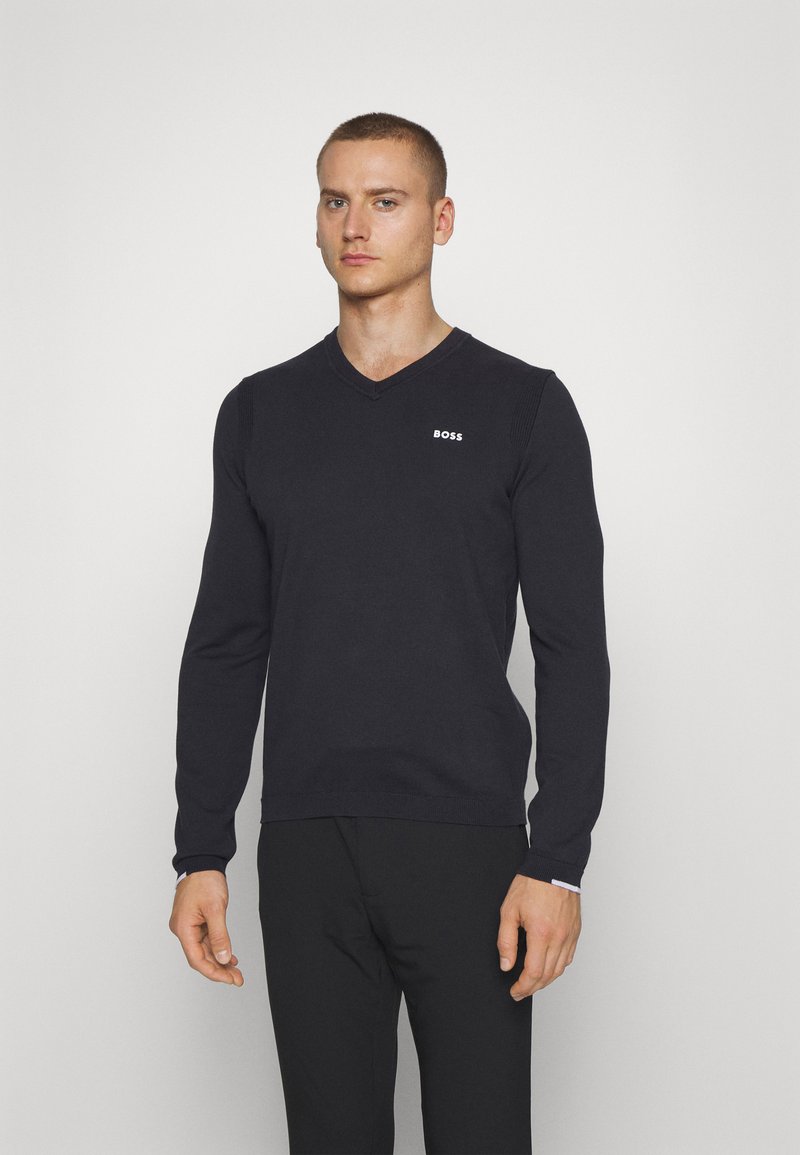BOSS EVER - Jumper - dark blue - Zalando