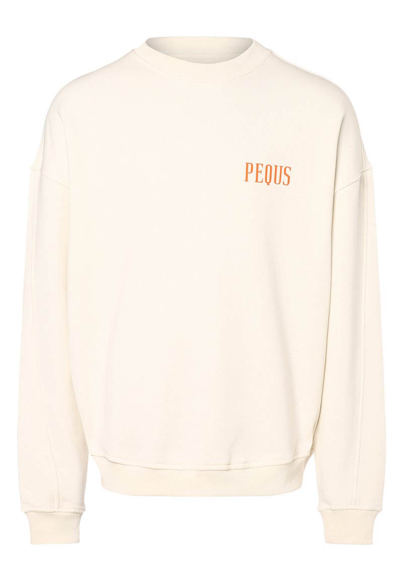 PEQUS UNISEX PEQUS FACE THE SUN LOGO SWEATER / STAR WHITE - Sweatshirt ...