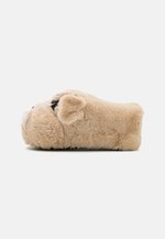 Loungeable GRIZZLY DOG SLIPPER UNISEX - Slippers - beige - Zalando