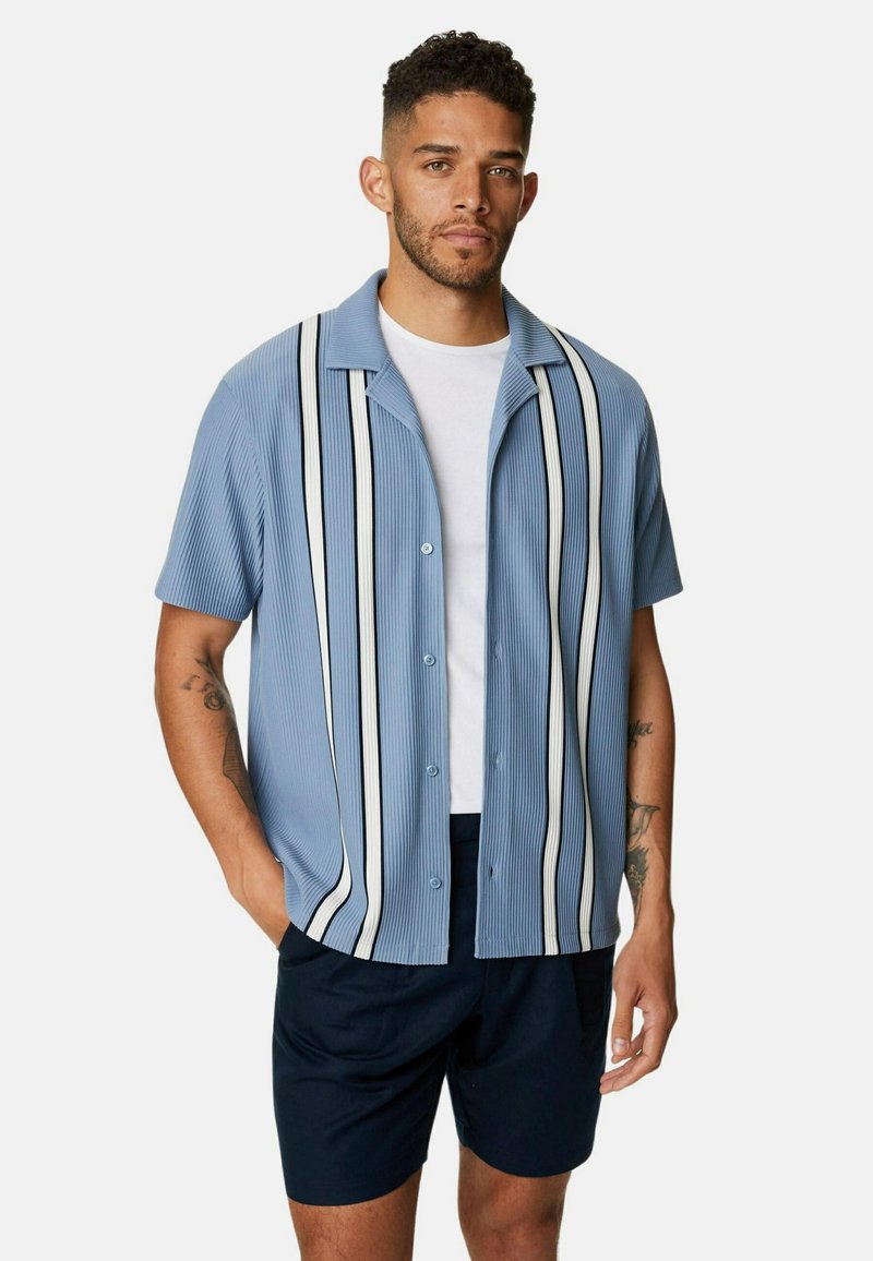 Marks & Spencer TEXTURED - Camicia - smokey blue/blu - Zalando.it