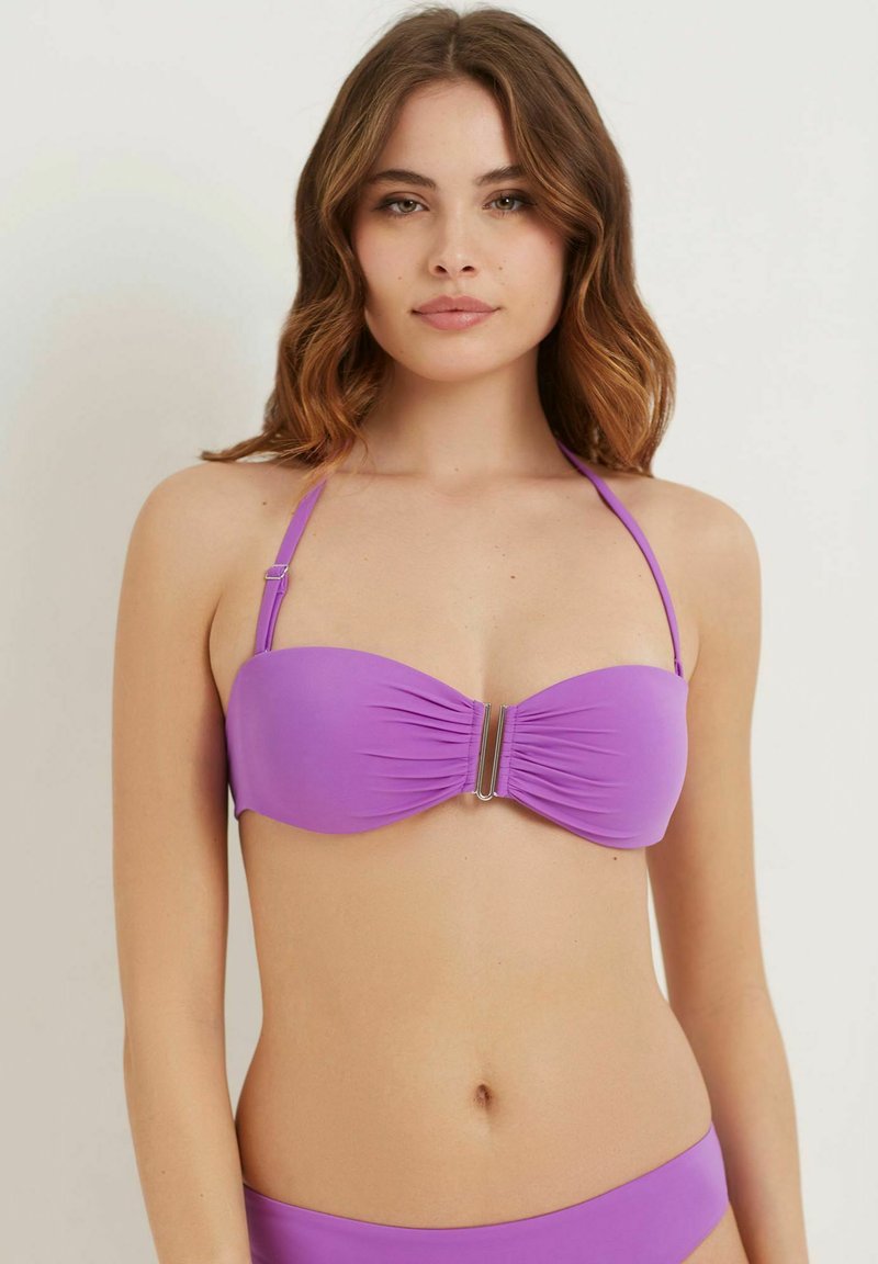 Yamamay ESSENTIALS - Bikini top - purple plain/purple - Zalando