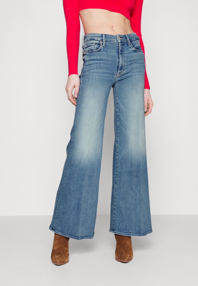 Mother THE ROLLER - Jeans bootcut - let's trip/celeste - Zalando.it