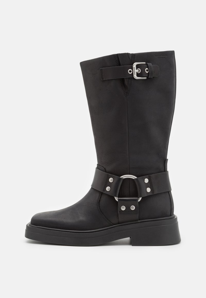 Vagabond EYRA - Cowboy- / Bikerboots - off black/antracit - Zalando.se