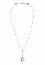 Bombay Sunset INITIAL ALPHABET LETTER P - Collar - rose gold/dorado ...