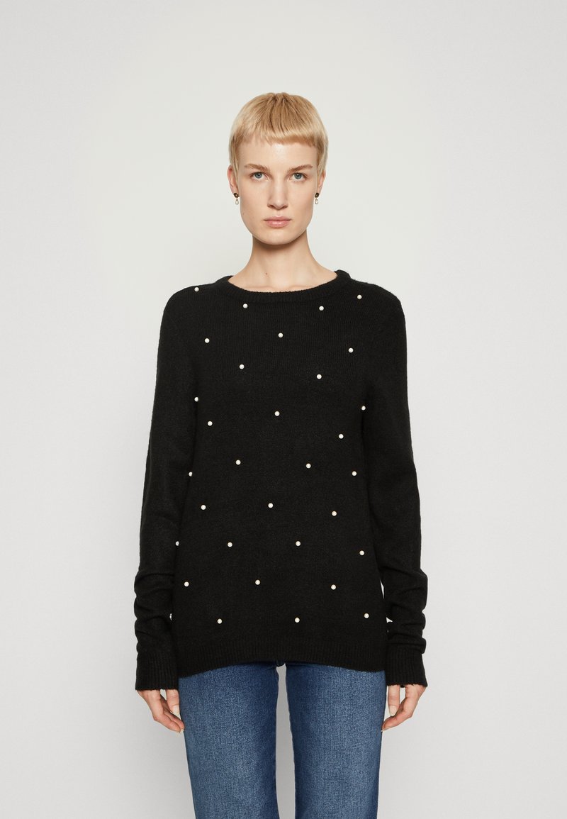 VILA Tall VIFREYA PEARL - Jumper - black - Zalando.ie