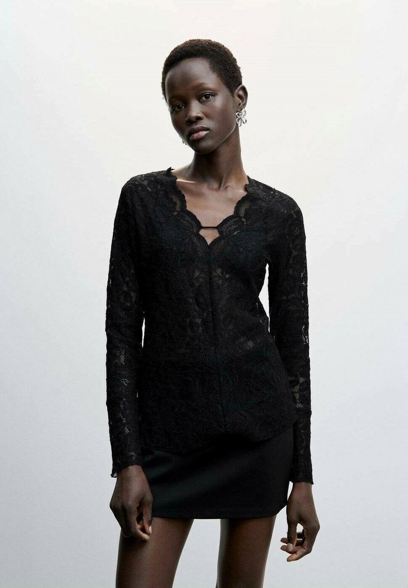 Mango PATTY - Blusa - schwarz/negro - Zalando.es