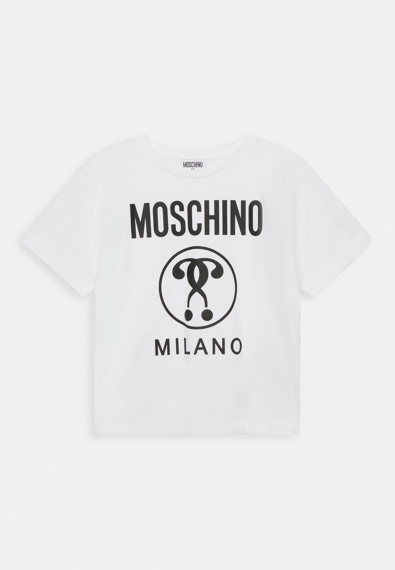 MOSCHINO MAXI TEE UNISEX - T-Shirt print - optical white/weiß - Zalando.at